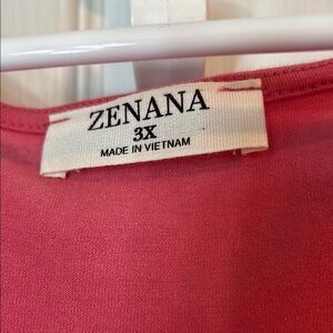 Zenana Outfitters | Dresses | Zenana Size 3x Elegant Pink Tiered Dress ...